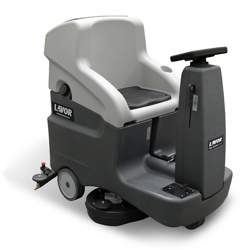 Machine à laver les sols Machine à récurer les sols pour homme à bord