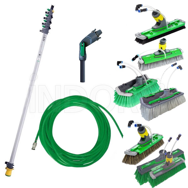 Kit Unger tige aluminium 6 m tube NGC15 DLS25 et brosses Unger