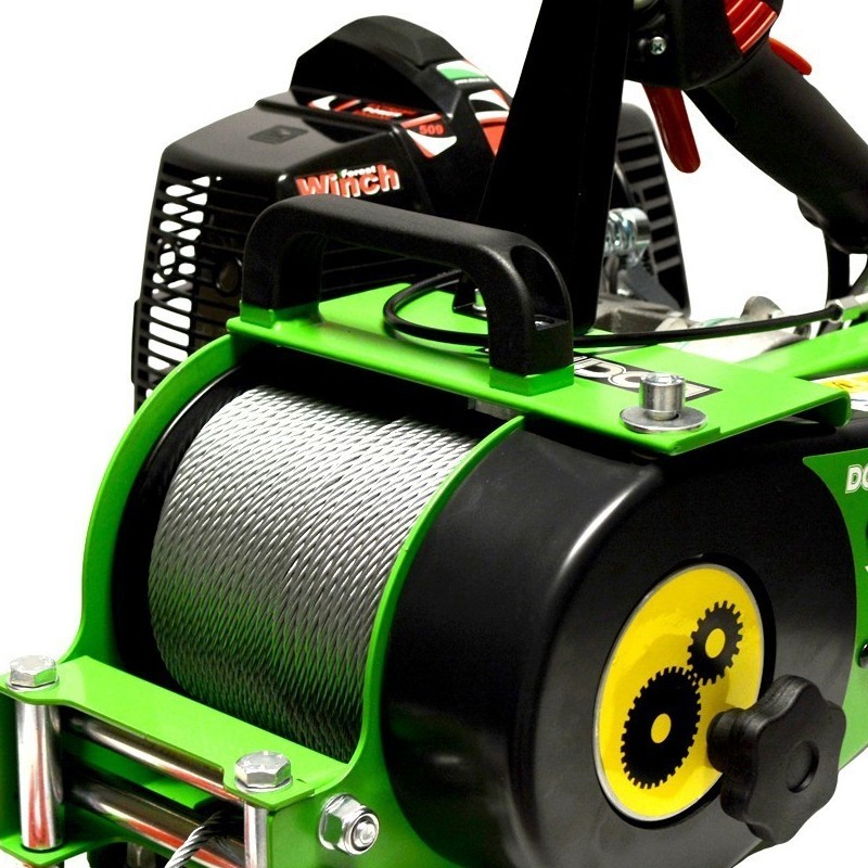 Treuil forestier Docma VF150 54.20, capacité 2840 kg avec corde